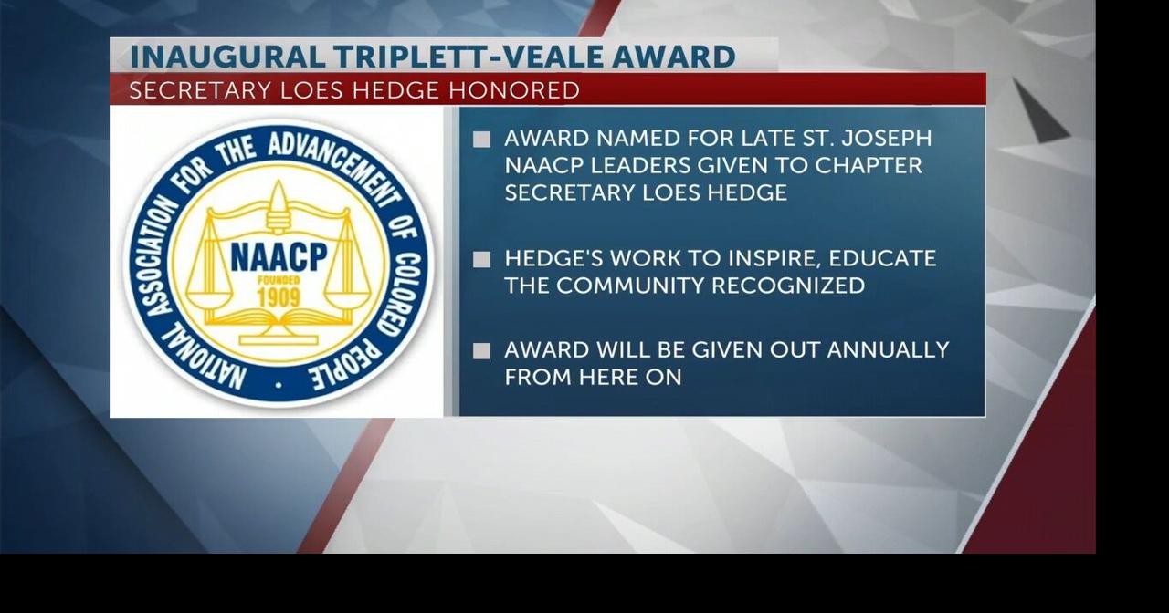 Loes Hedge recognized as first recipient of honored Triplett-Veale ...