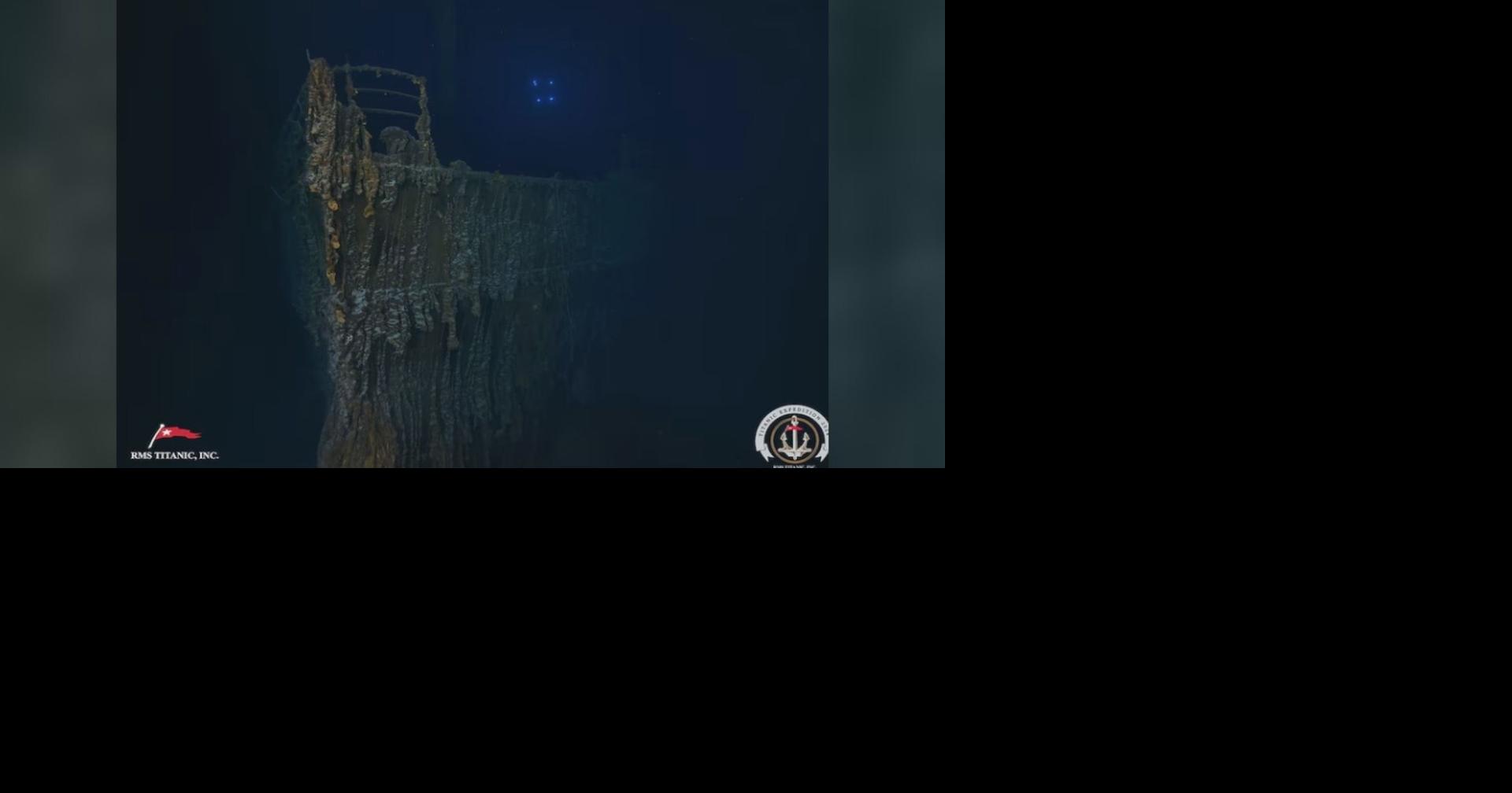 Titanic photo expedition reveals famed railing on ship's bow has fallen ...