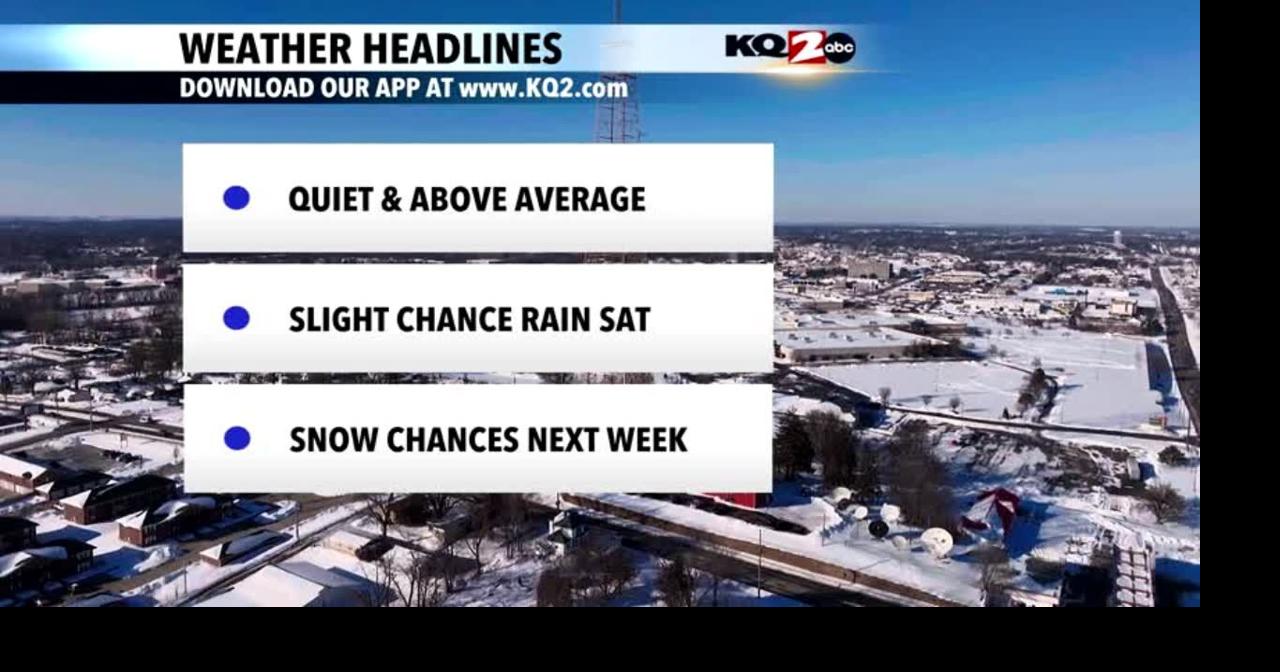 KQ2 Forecast: One more nice day for Friday; Changes on the way for the ...