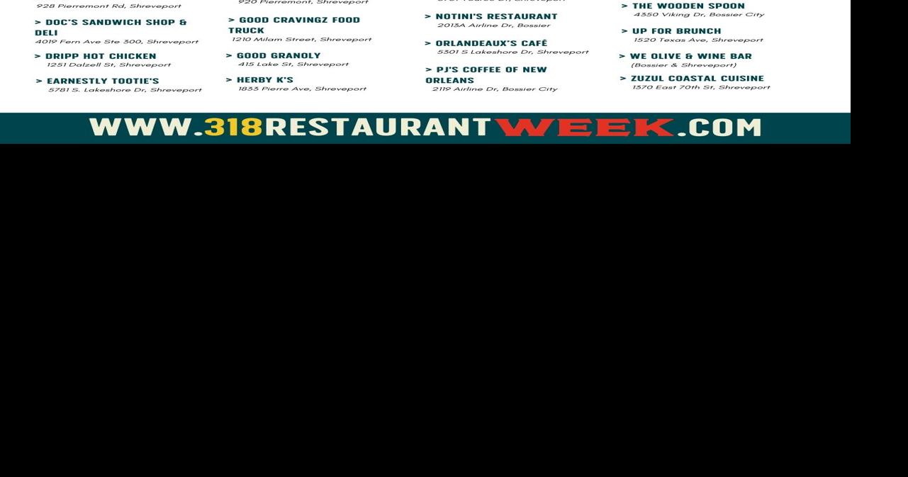 318 Restaurant Week arrives in Shreveport-Bossier | Community | ktbs.com