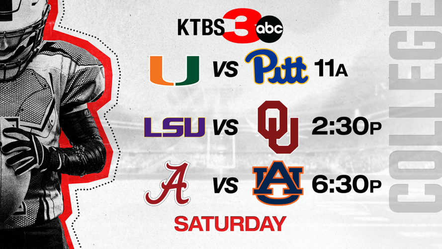 🏈 Rivalry Week: Blockbuster matchups continue Saturday on KTBS 3 ...