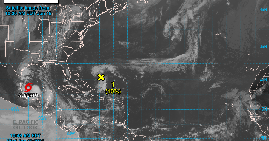 Tropical Storm Alberto forms in southwest Gulf, 1st named storm of the ...