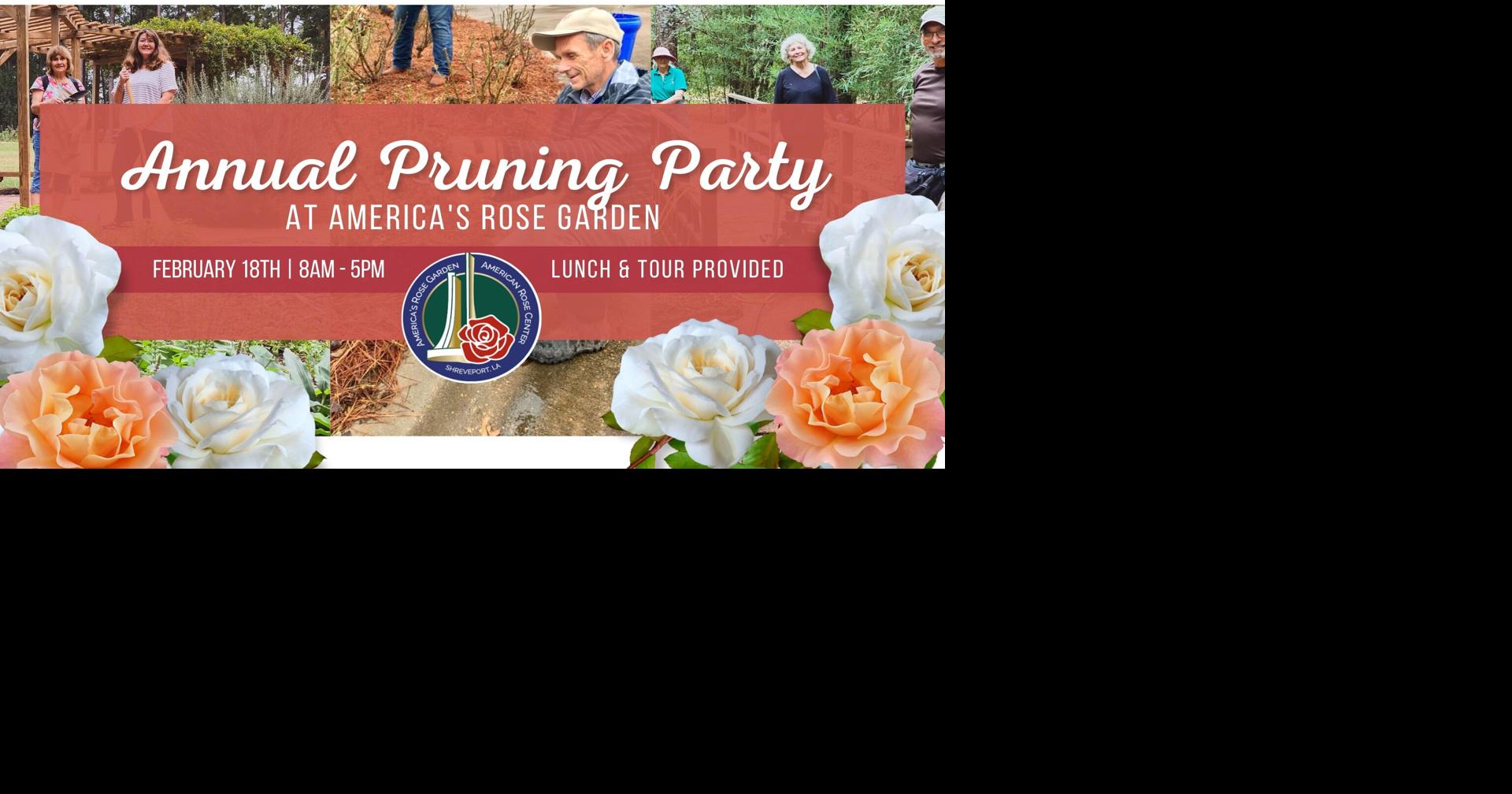 Annual Pruning Party at the American Rose Center | Patrick Dennis ...