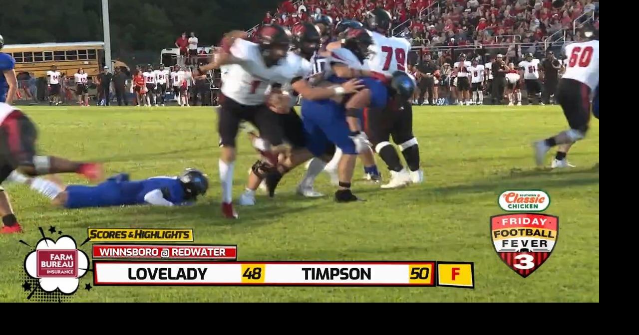 Winnsboro @ Redwater | Friday Football Fever Highlights | ktbs.com