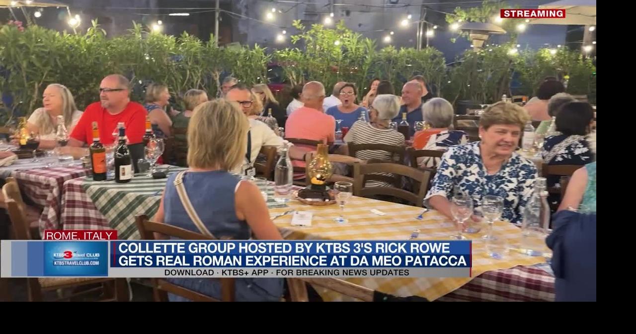 Collette group hosted by KTBS 3's Rick Rowe gets the real Roman ...