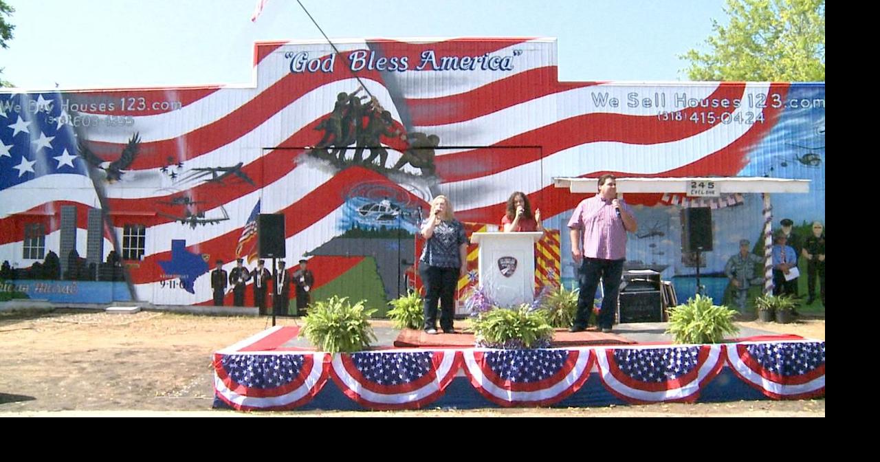 3rd largest American flag mural in the nation dedicated to first ...