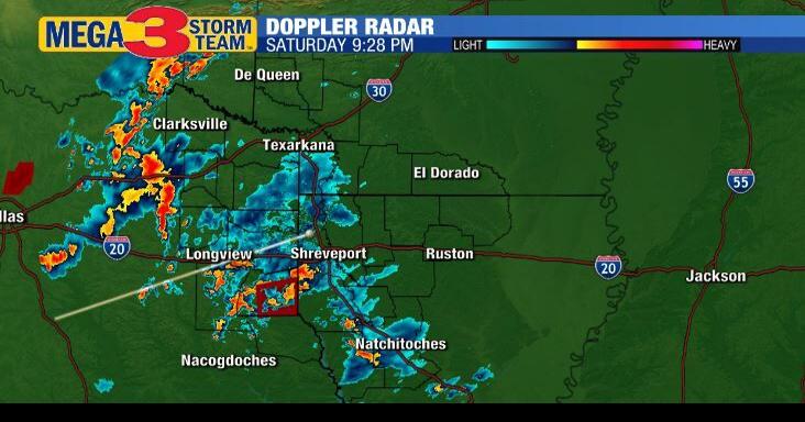 Heavy rainfall at times on Saturday | StormTeam 3 Weather | ktbs.com