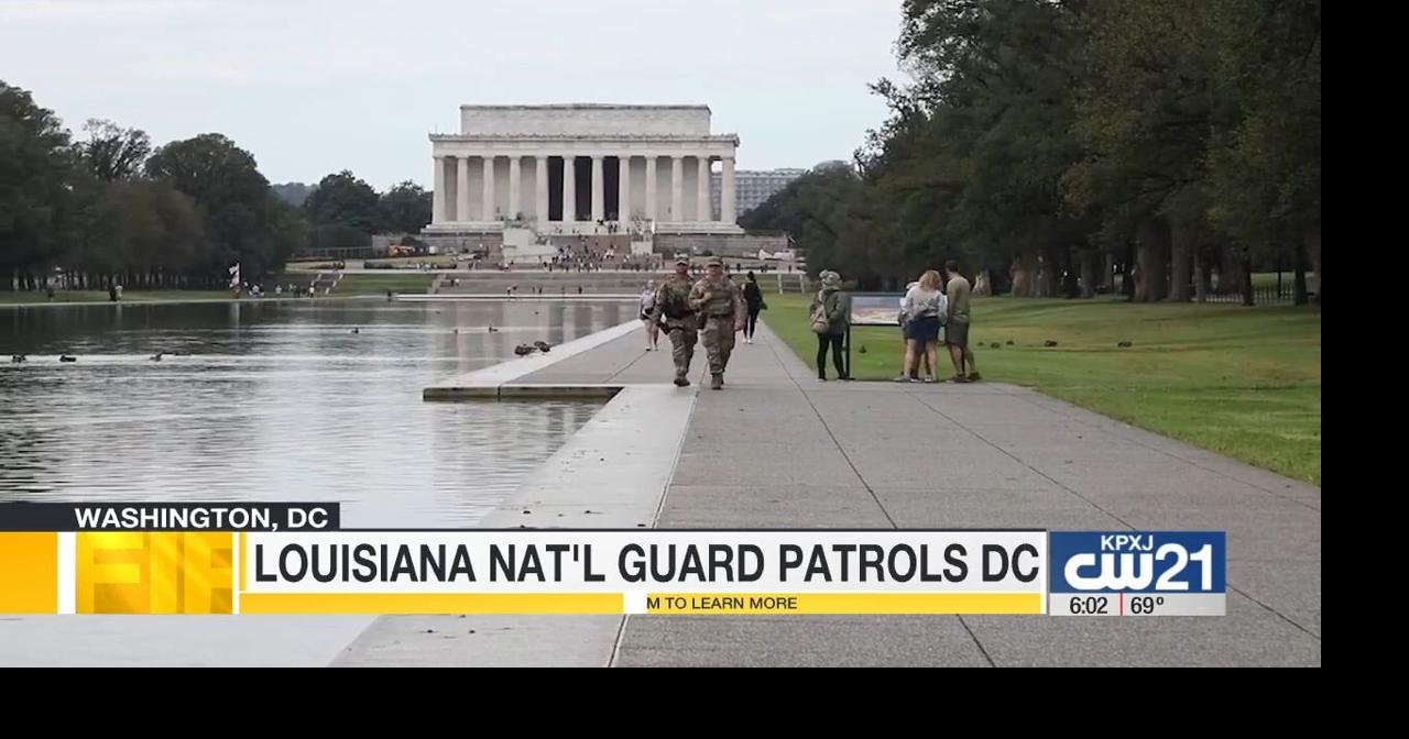 Louisiana National Guard troops help with security patrols in ...
