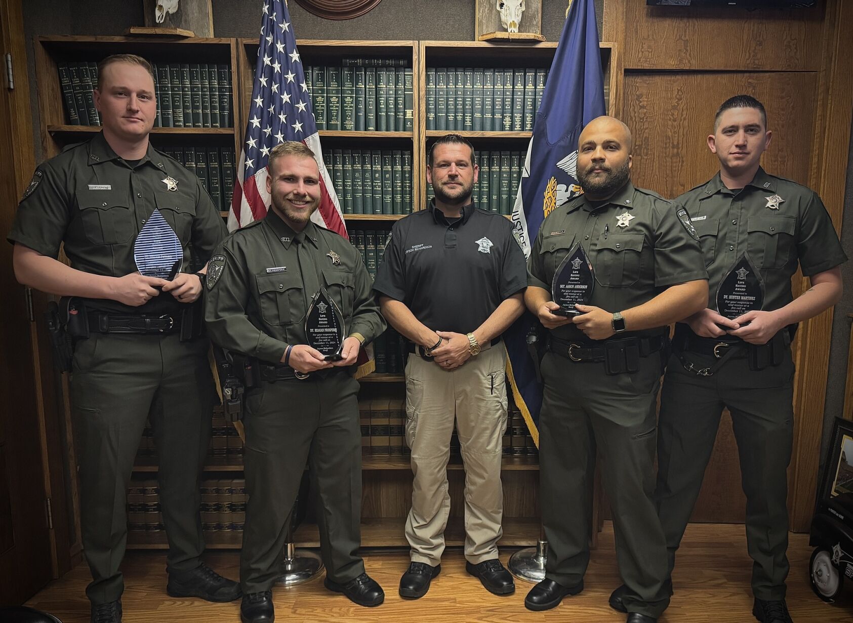 DeSoto deputies, dispatchers recognized for life saving effort | News | ktbs.com