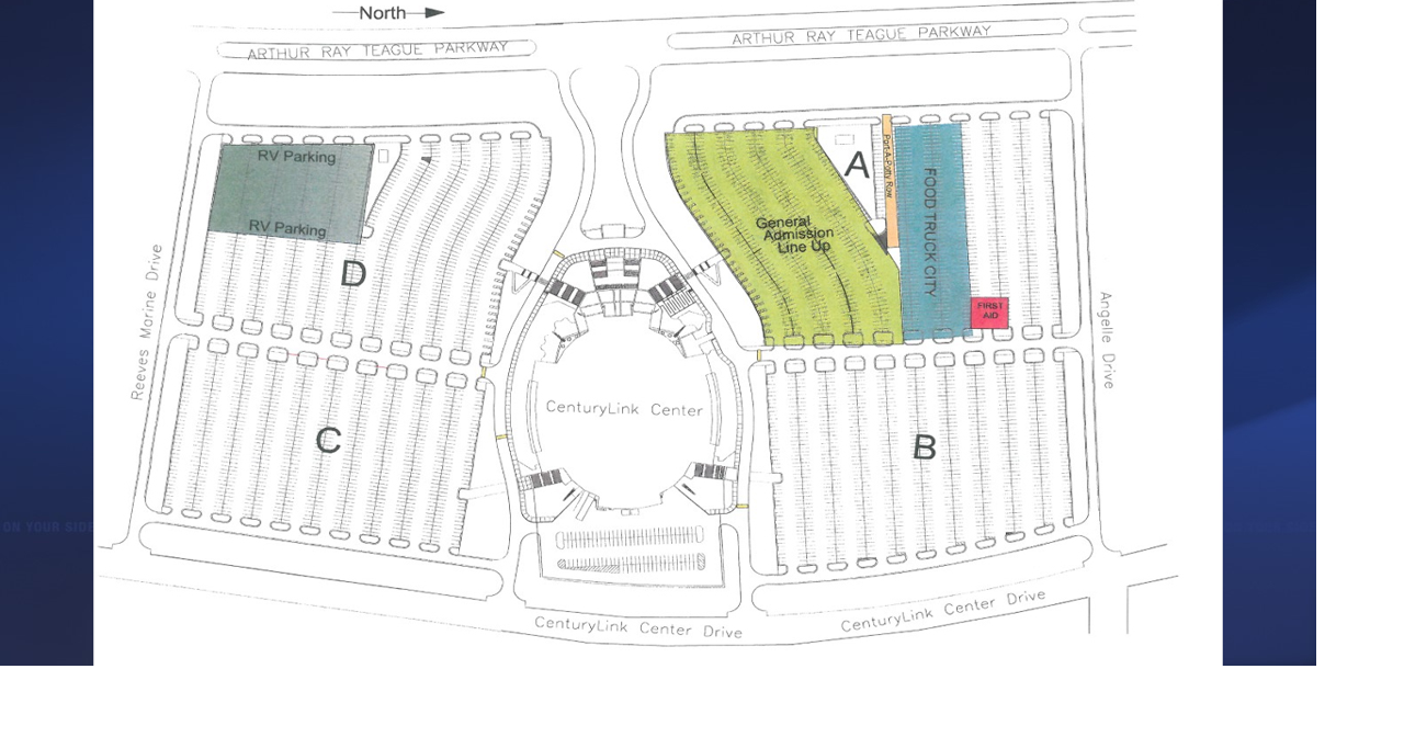 CenturyLink Center parking map | | ktbs.com