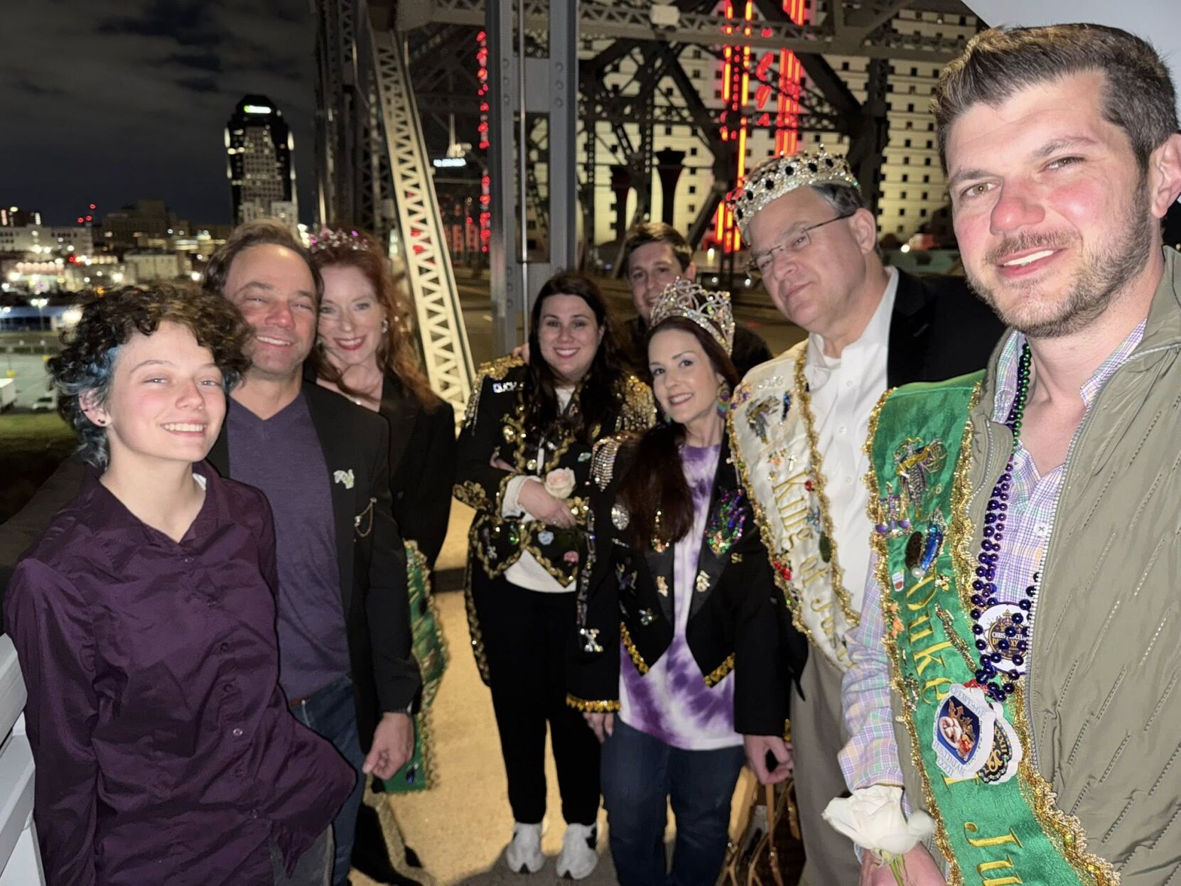 Mardi Gras closes with ceremony on Texas Street Bridge | Mardi Gras in ...