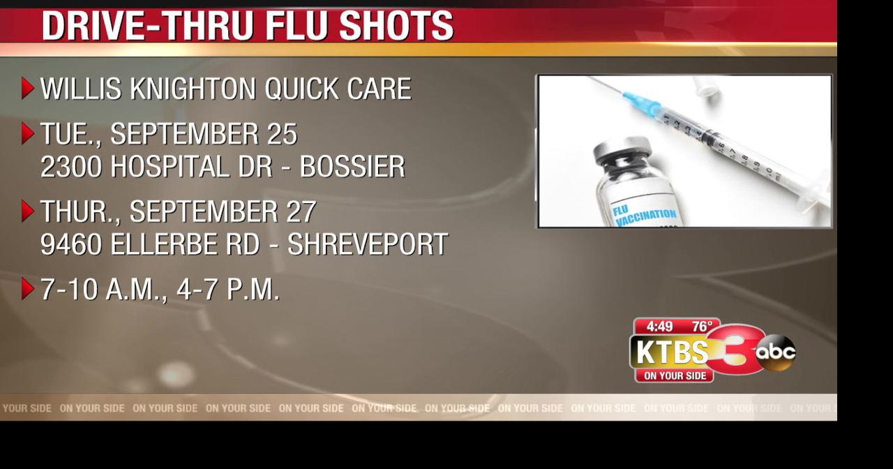 Drive-Thru flu shots available for flu season | News | ktbs.com