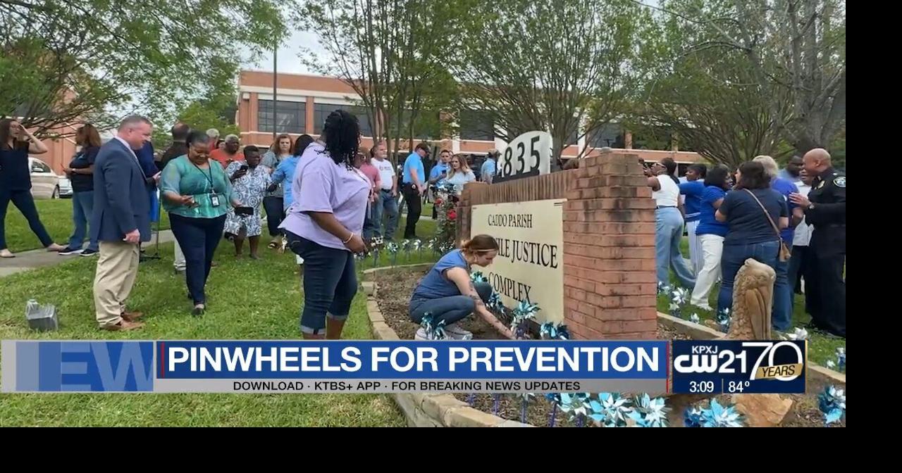 SPD recognizes National Child Abuse Awareness Month with pinwheels campaign | News | ktbs.com