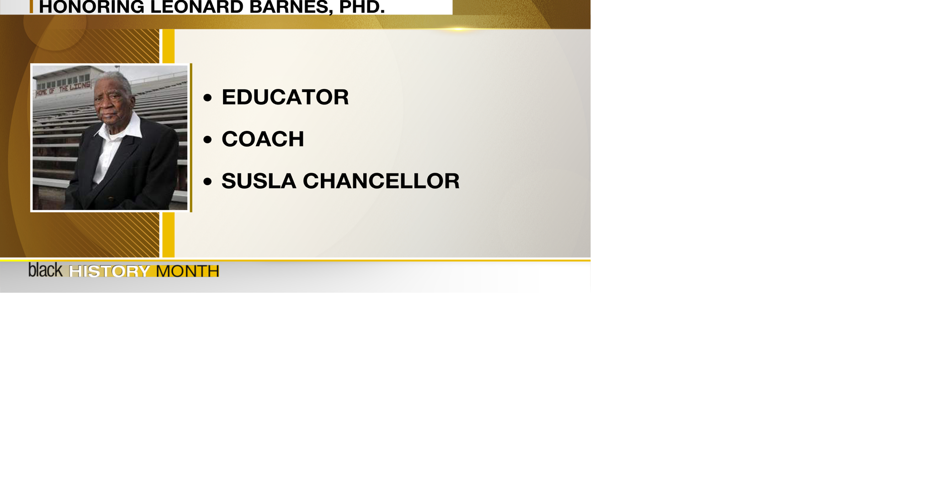 Leonard Barnes | Community | ktbs.com