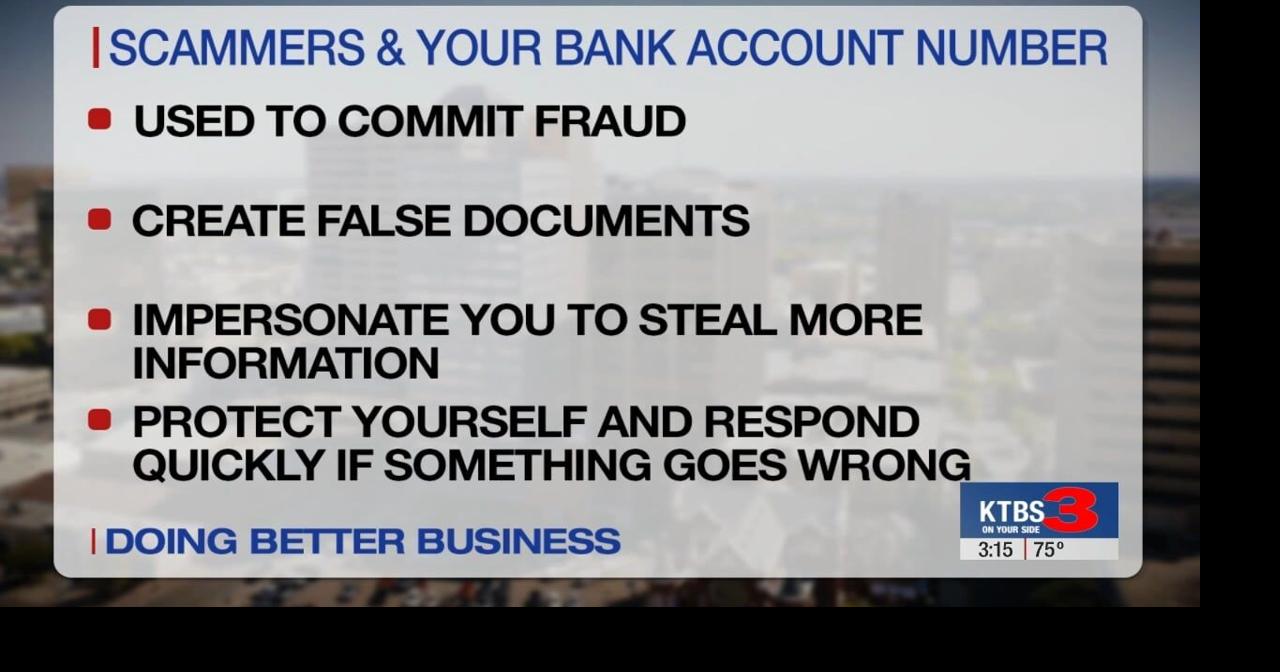 Doing Better Business: Bank account scams | Doing Better Business ...