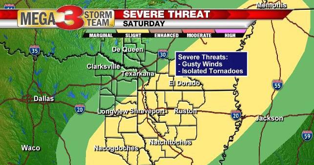 A few severe storms remain possible Saturday | StormTeam 3 Weather ...