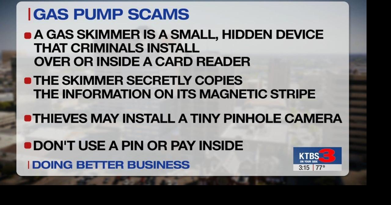 Doing Better Business: Gas pump scams | Doing Better Business | ktbs.com