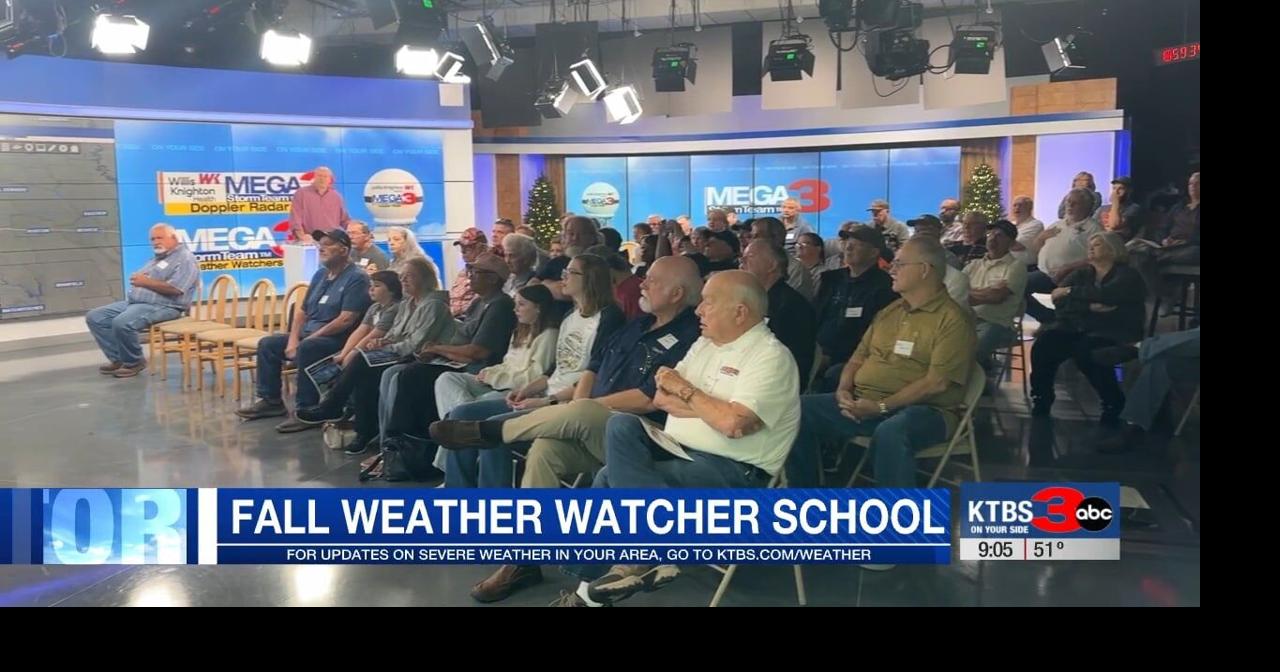 KTBS 3 hosts Fall Weather Watcher School | Weather Watchers School ...