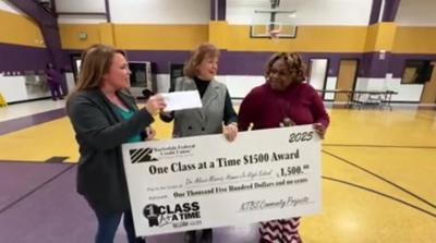 Homer Junior High School teacher wins 'One Class At A Time' | Community ...