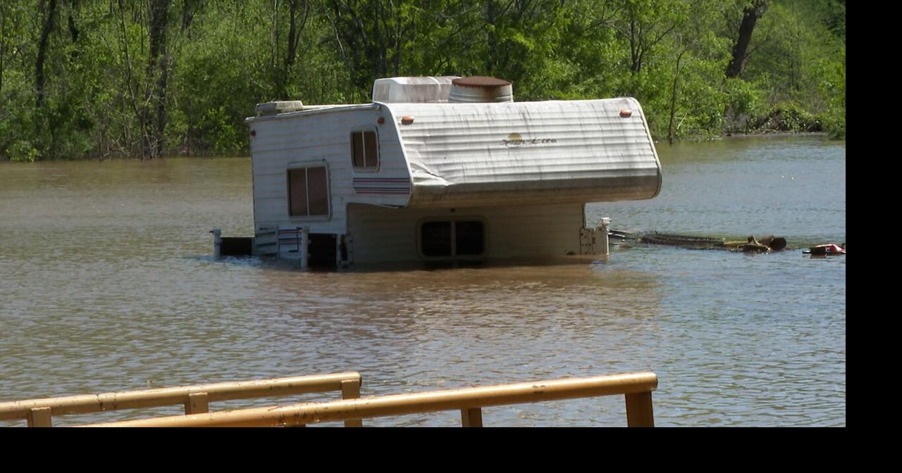 High water levels reach bridges along Red Chute Bayou | News | ktbs.com