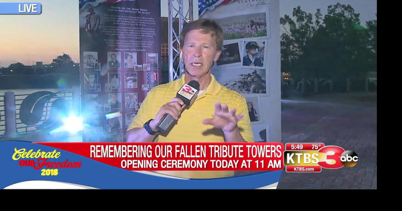 Rick Rowe reports from the Remembering Our Fallen Tribute Towers ...