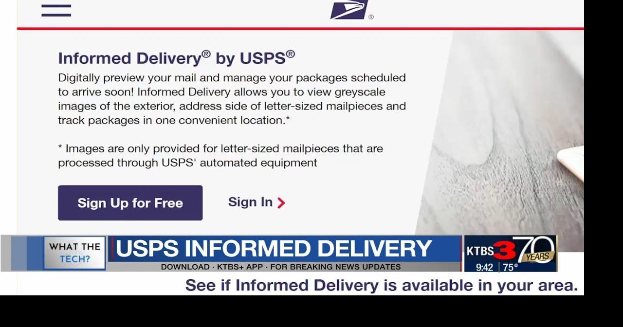 What the Tech: USPS informed delivery | News | ktbs.com