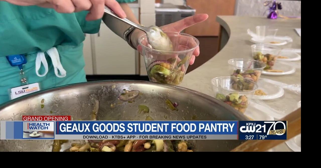 Grand opening of Geaux Goods student food pantry at LSU Health ...