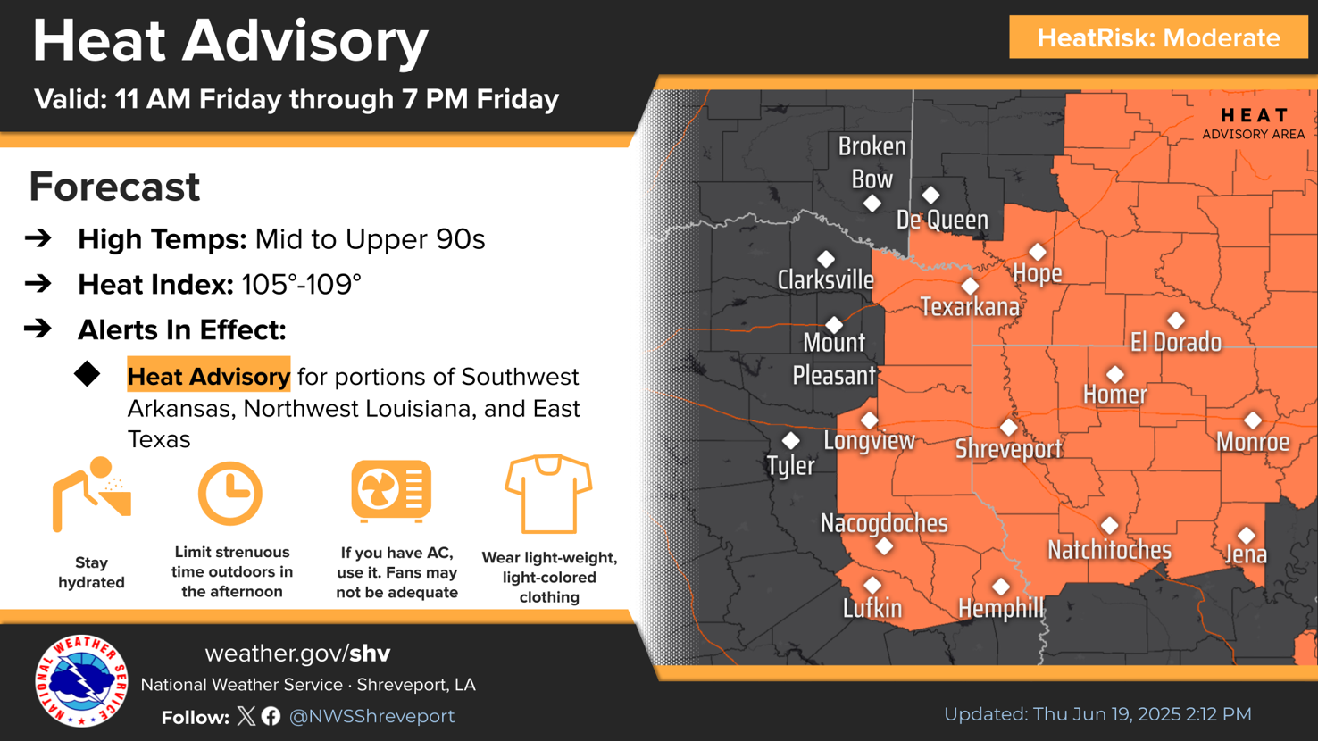 Heat advisory in effect Friday ahead of first official weekend of ...