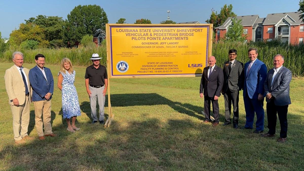 LSUS breaks ground on new bridge connecting campus apartments ...