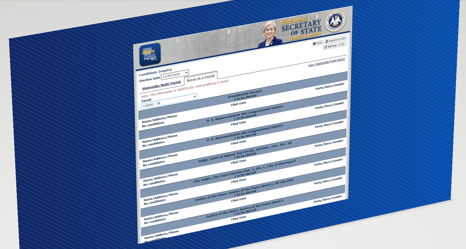 Ballot is set for the Nov. 5 election | News | ktbs.com
