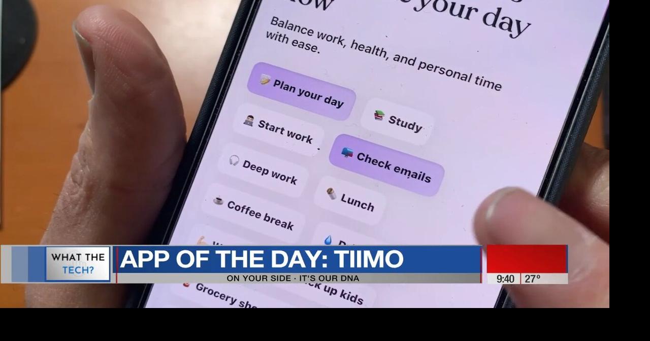 What the Tech: App of the day - Tiimo | News | ktbs.com