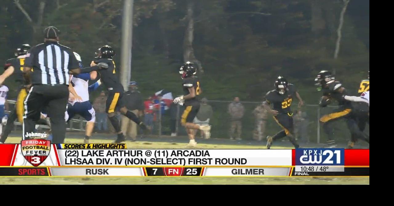 Lake Arthur @ Arcadia | Friday Football Fever Highlights | ktbs.com