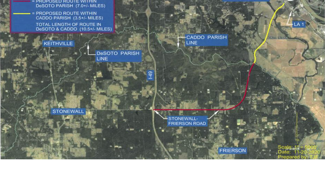 Caddo, DeSoto I-69 frontage road project gets federal funding | News | ktbs.com