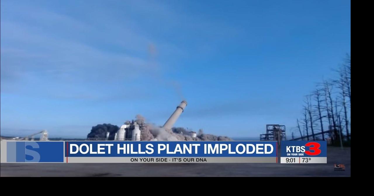 Dolet Hills Power Station leveled in dramatic implosion | News | ktbs.com