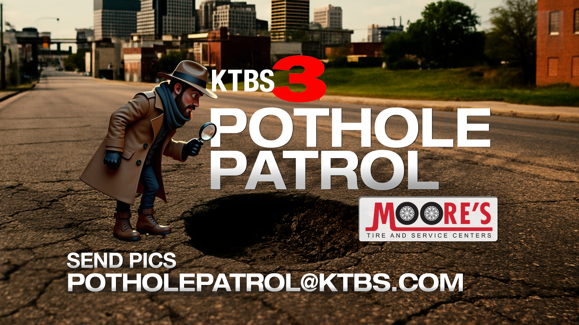 Pothole Patrol checks on repeated repairs along West Bert Kouns ...