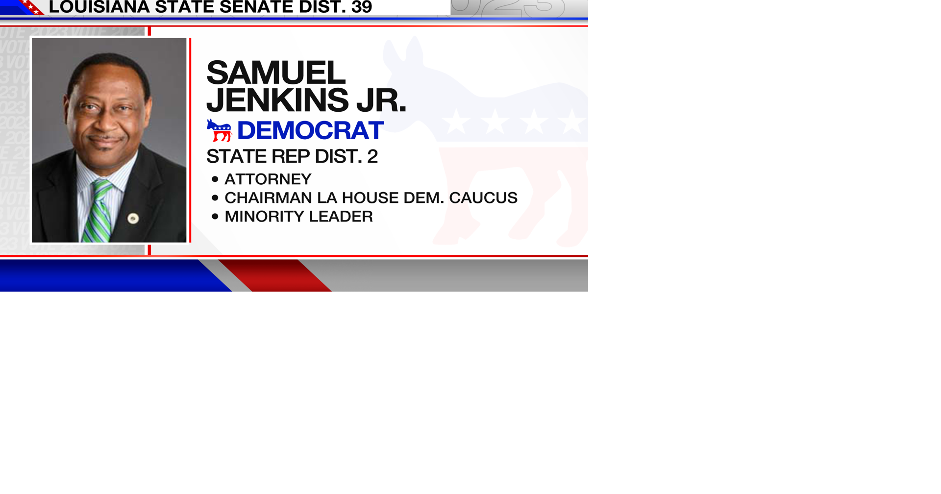 Louisiana State Senate District 39 - Samuel Jenkins Jr. | Louisiana ...