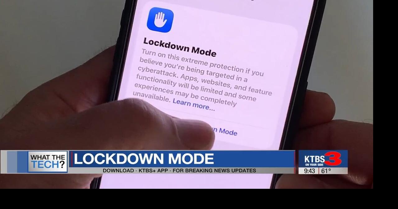 What the Tech: Lockdown mode | News | ktbs.com