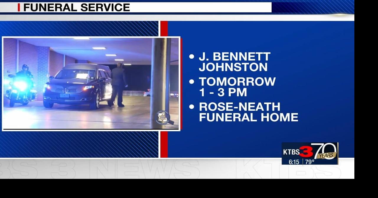 Funeral service scheduled for Sen. J. Bennett Johnston | News | ktbs.com