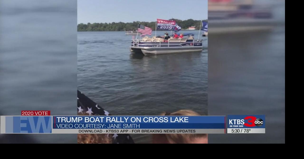Shreveport residents join for Trump boat rally on Cross Lake ...