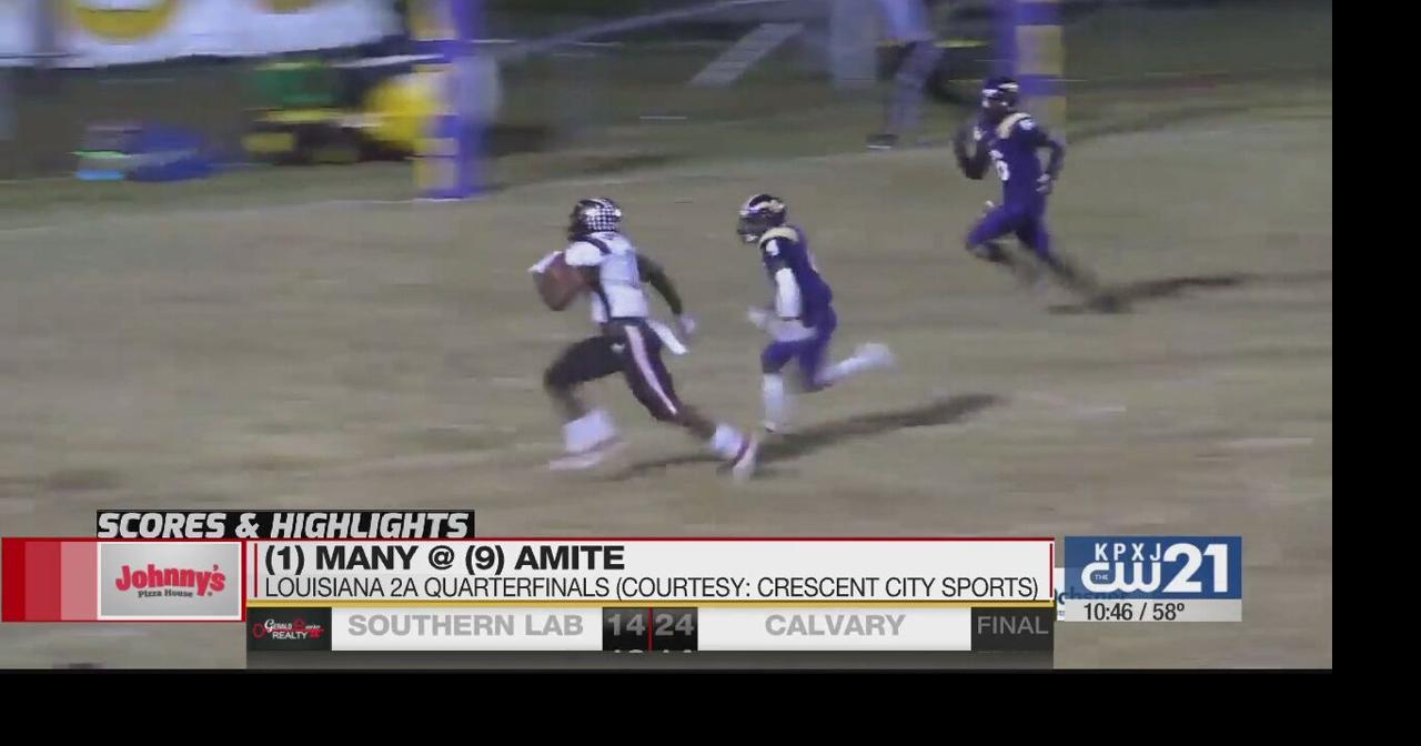 Many vs Amite: Game Highlights | Friday Football Fever Highlights ...