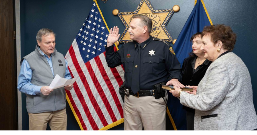 Jay Long sworn in as interim Caddo Parish sheriff | News | ktbs.com