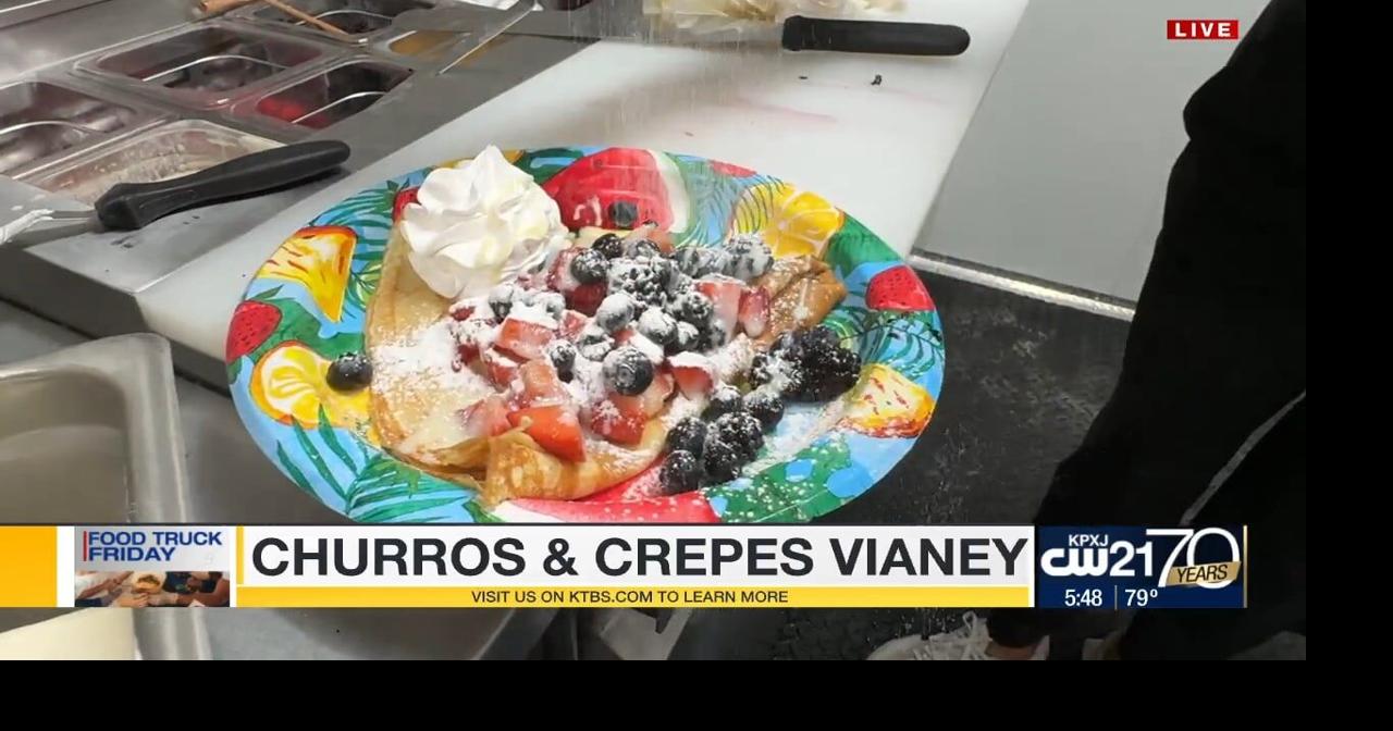 Food Truck Friday welcomes sweet newcomer Churros Crepes Vianey | What ...