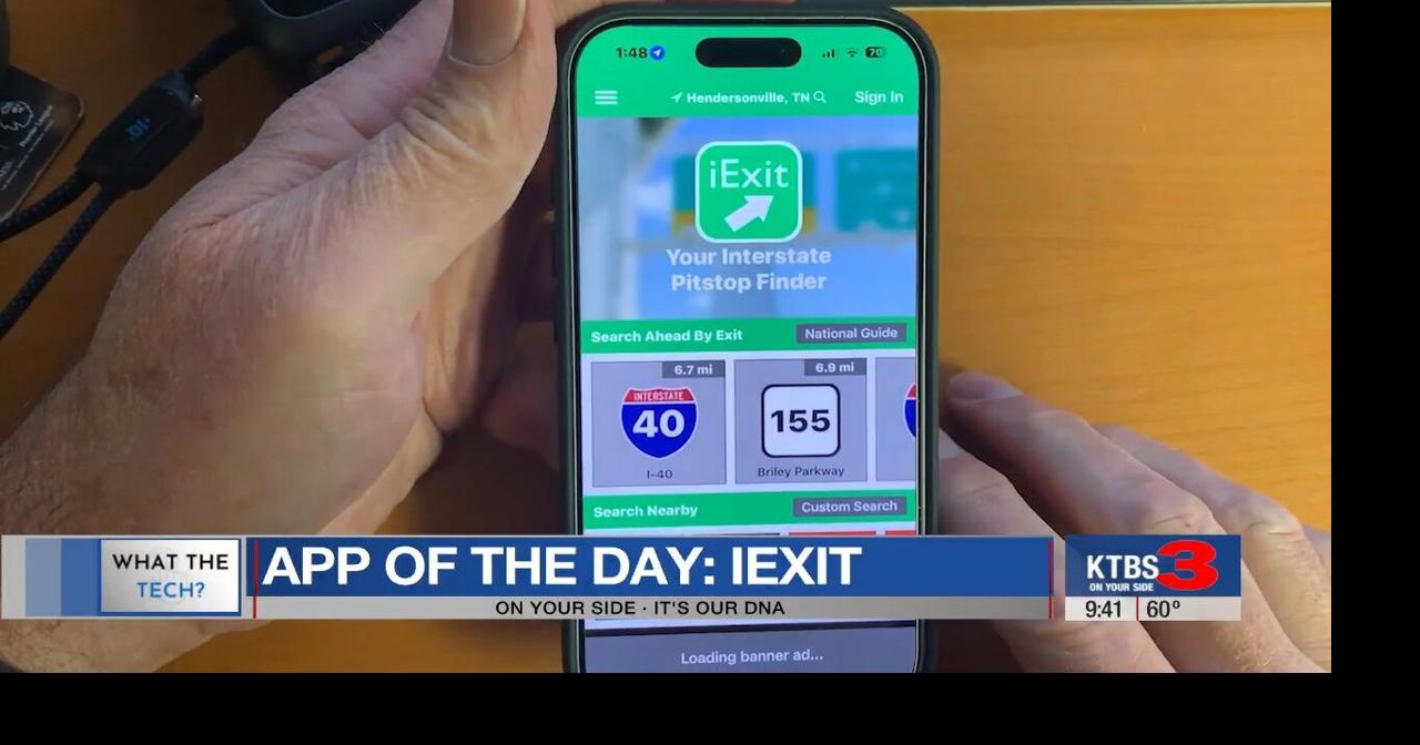 What the Tech: App of the day - iExit | News | ktbs.com