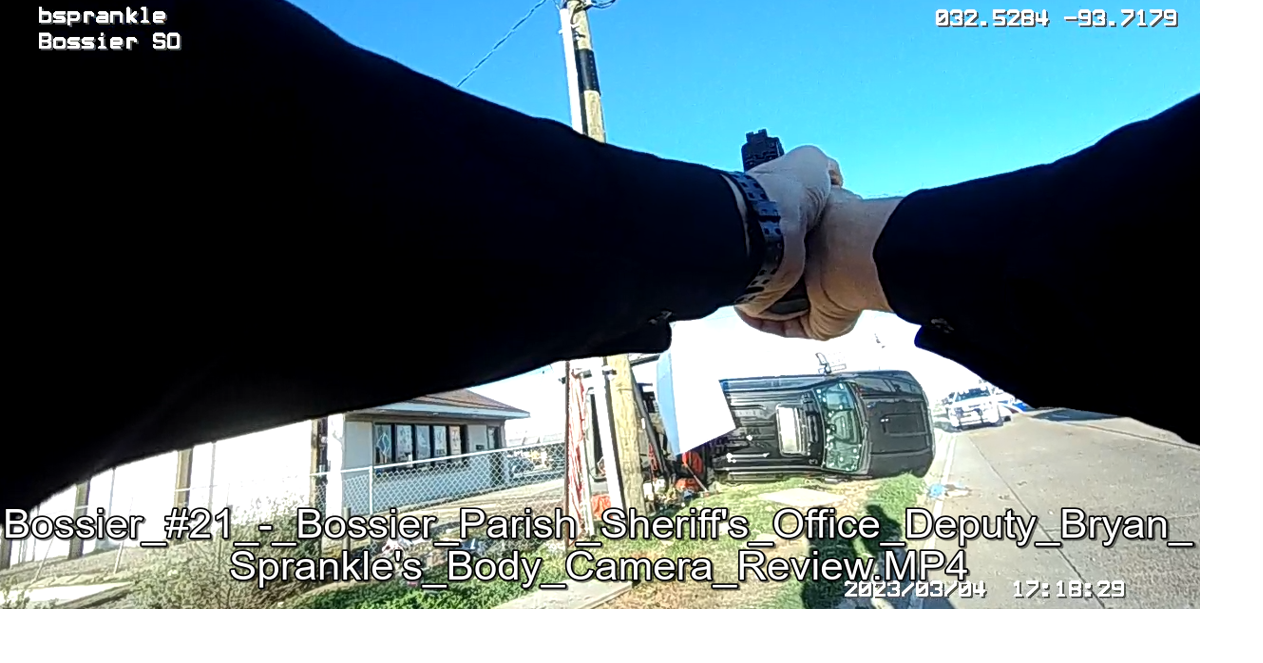 Video provides insight into deadly Bossier City officer-involved ...