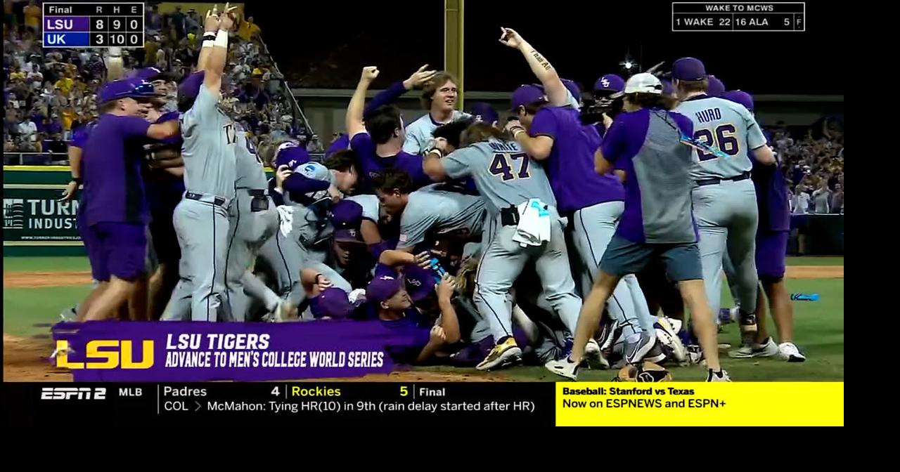 LSU Omaha bound after Super Regional sweep vs. Kentucky | Sports | ktbs.com