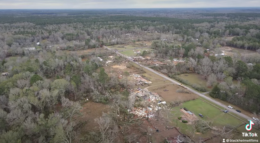 Gov. Edwards touring tornado damage in south Caddo Parish | News | ktbs.com