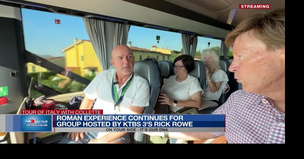 Roman experience continues for Collette group hosted by KTBS 3's Rick ...