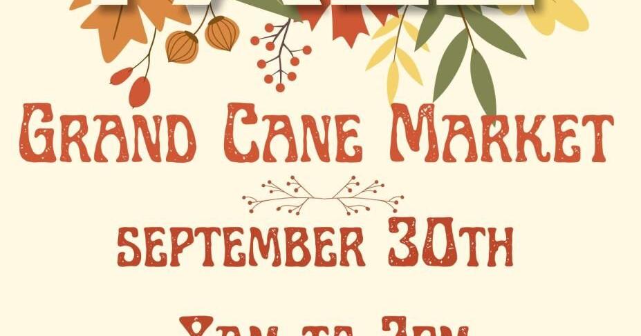 Fall Grand Cane Market happening this weekend | Community | ktbs.com