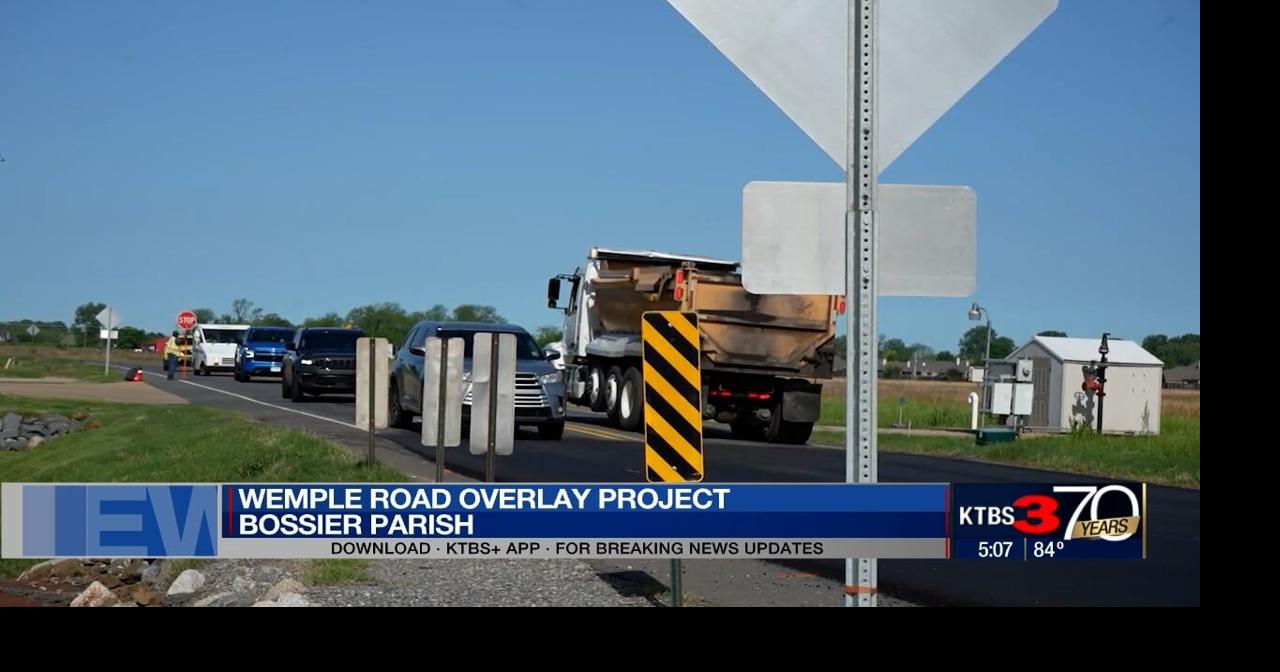 Road overlay project in progress on Wemple Road | News | ktbs.com