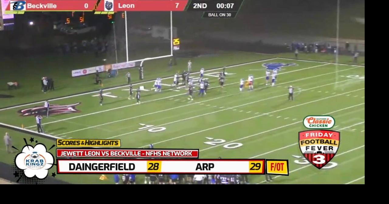 Jewett Leon vs Beckville | Friday Football Fever Highlights | ktbs.com